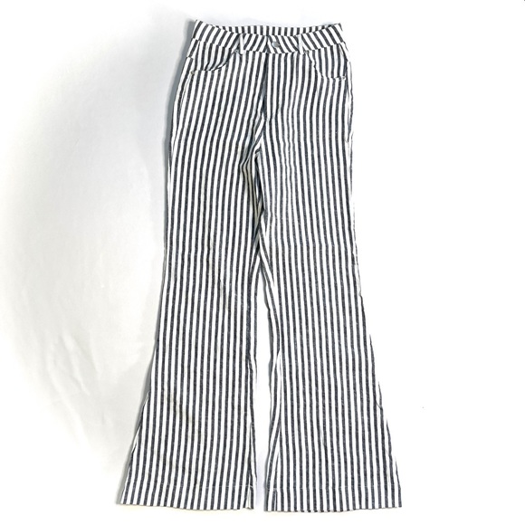 hallelu | Pants & Jumpsuits | Nwt Hallilu High Zine Striped Pants High ...